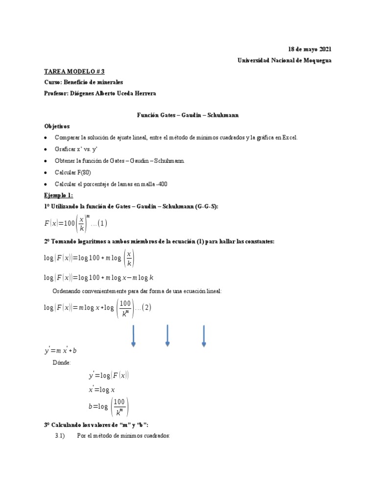 F (X) 100 X K (1) : Log Log100+m Log Log Log100+m Log X M Log K | PDF ...