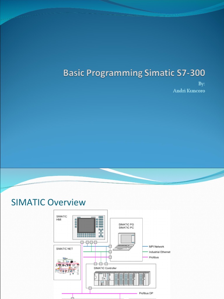 Basic Programming Simatic S7-300 | PDF | Bit | Byte