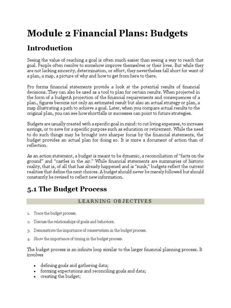 Module 2 Personal Finance | PDF | Economics | Labour Economics
