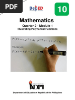 Math10 Q1 Module-1 Generating-Patterns | PDF | Sequence | Equations
