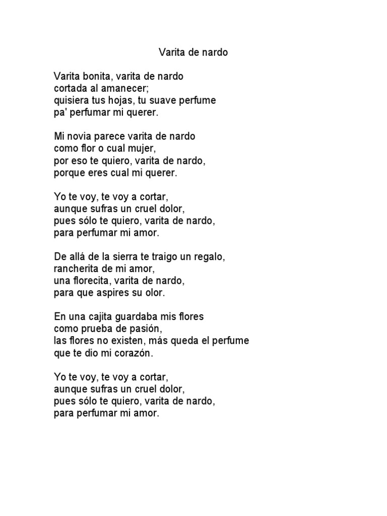 Varita de Nardo | PDF