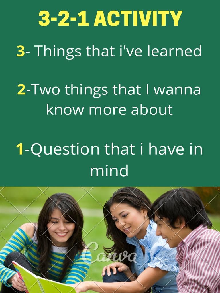 3-2-1 Activity | PDF