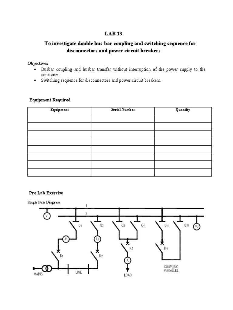 13 - Bus-Bar Coupling | PDF | Transformer | Electrical Network