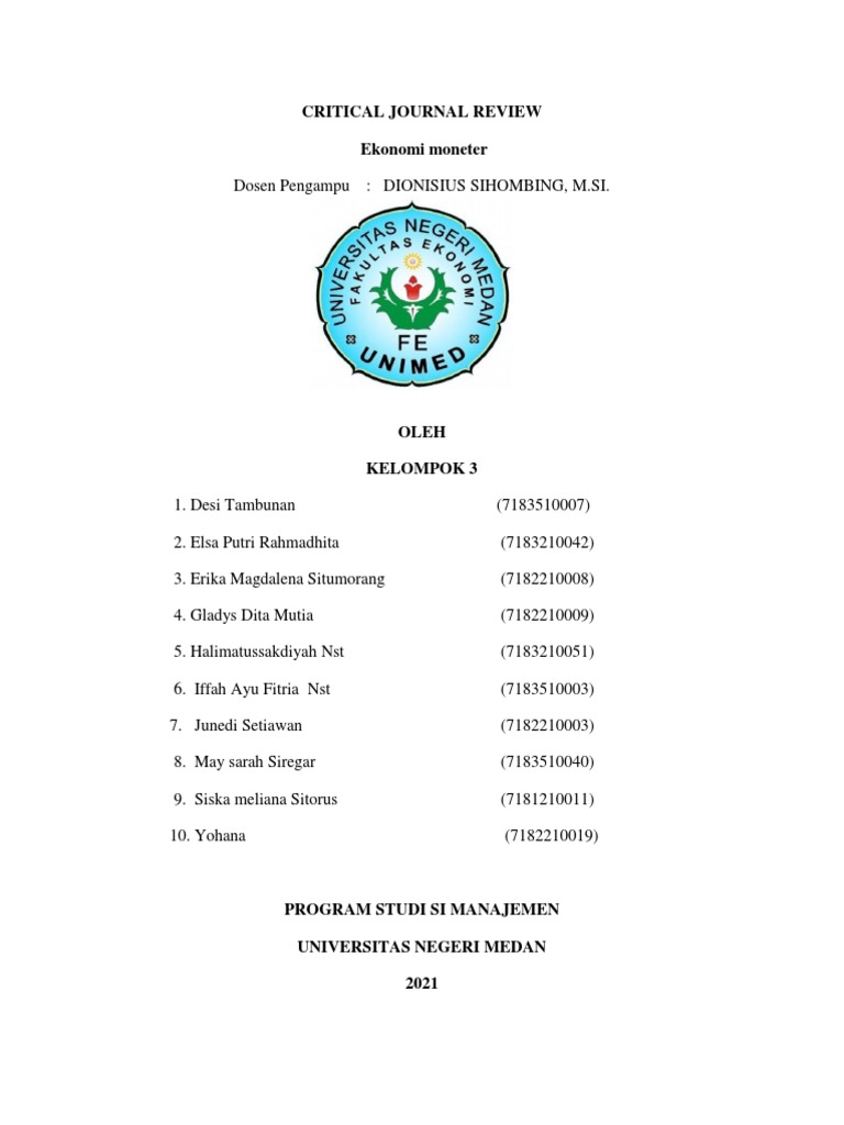 CJR Ekonomi Manajerial Kelompok 3 | PDF