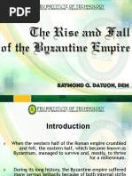 Byzantine Empire Notes | PDF | Constantinople | Byzantine Empire