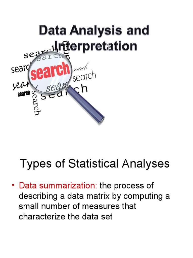Data Analysis Introduction | PDF | Statistics | Mean