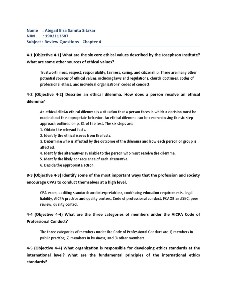 Audit - Chapter 4 - Abigail Elsa Samita Sitakar 1902113687 | PDF | Certified Public Accountant ...