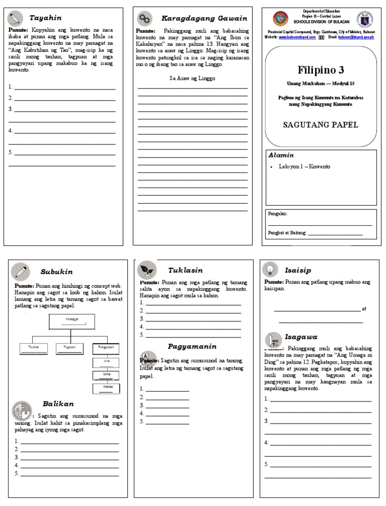 Filipino 3 Finalized As 15 | PDF