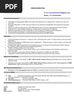 SAP EWM Sample Resume 1 | PDF | Warehouse | Sap Se