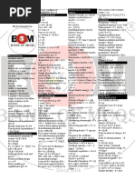 Csec Physics Formula Sheet | PDF