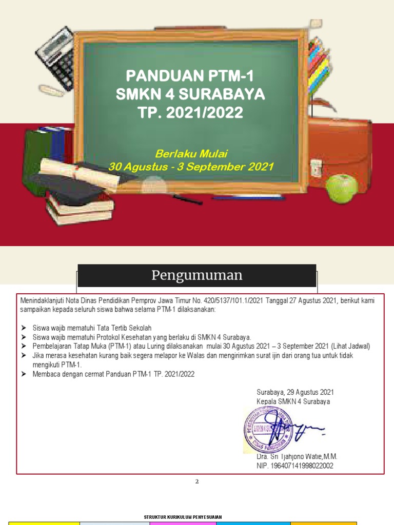 Panduan PTM-1 - Utk Guru | PDF