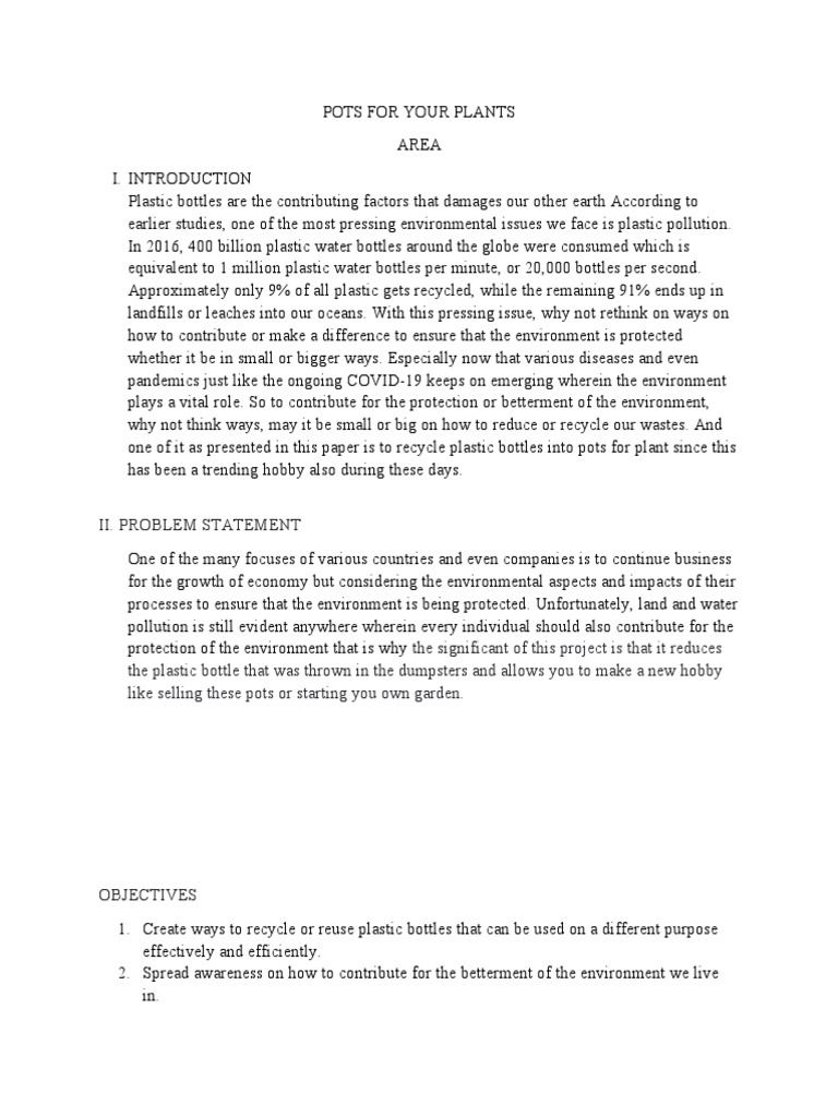 Narrative Report v.1 | PDF | Recycling | Natural Environment