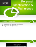Personal Identification Techniques Module | PDF | Forensic Science ...
