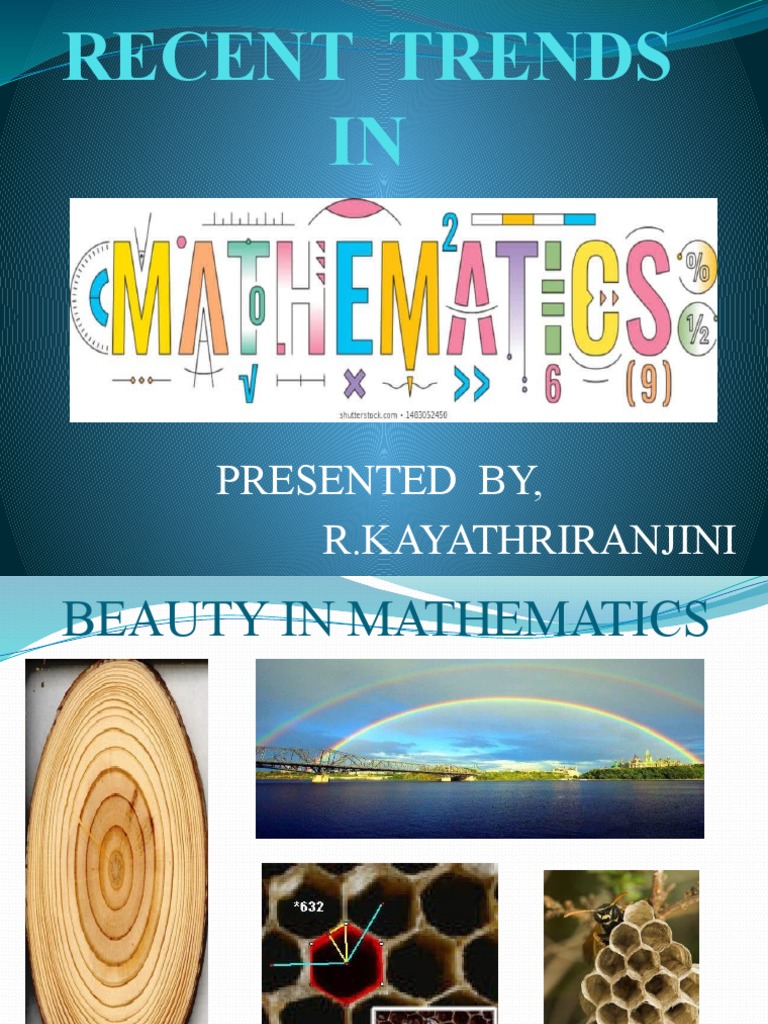 Recent Trends and Emerging Applications in Mathematics | PDF ...