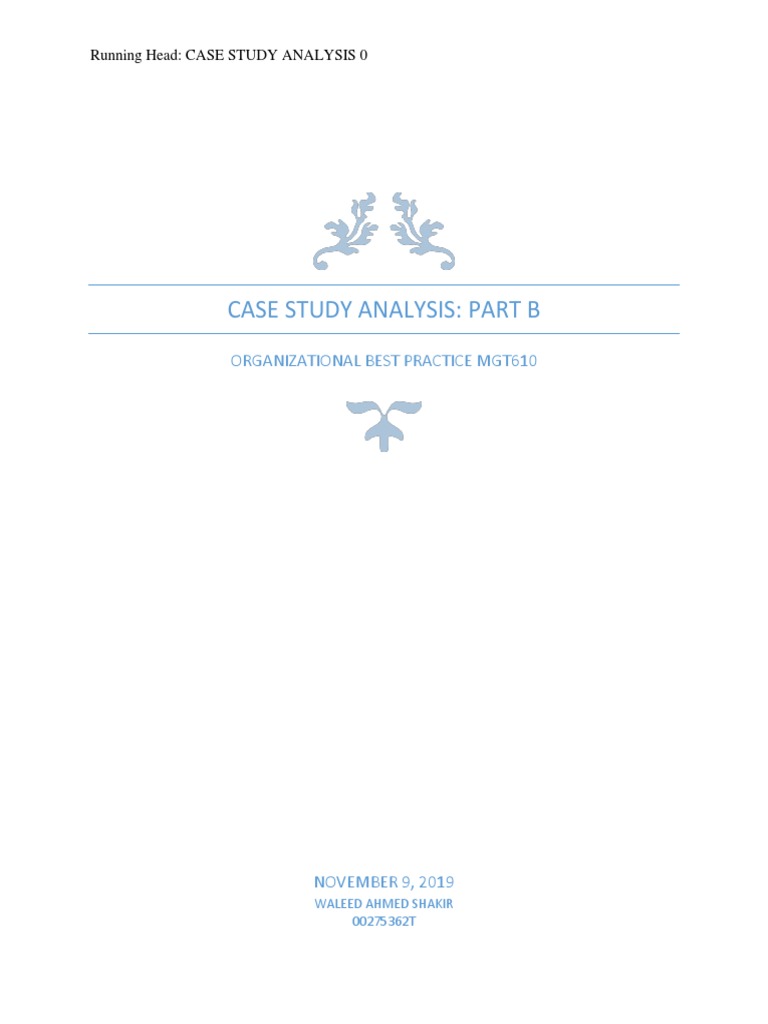 Case Study Part B PDF | PDF | Benchmarking | Marketing Strategy