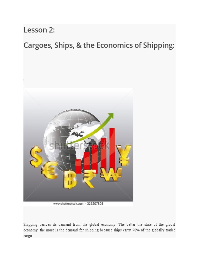 Bulk Cargoes and Economics of Shipping | Download Free PDF | Cargo | Containerization