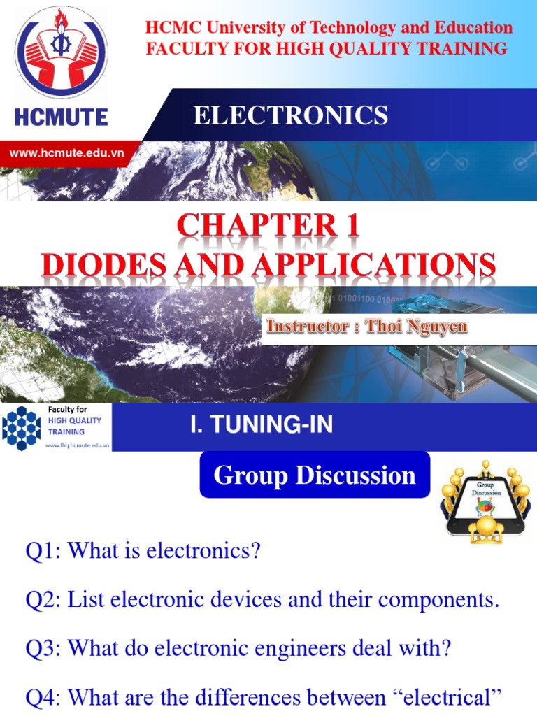 Chapter 1 - Diodes and Applications | PDF | Rectifier | Semiconductors