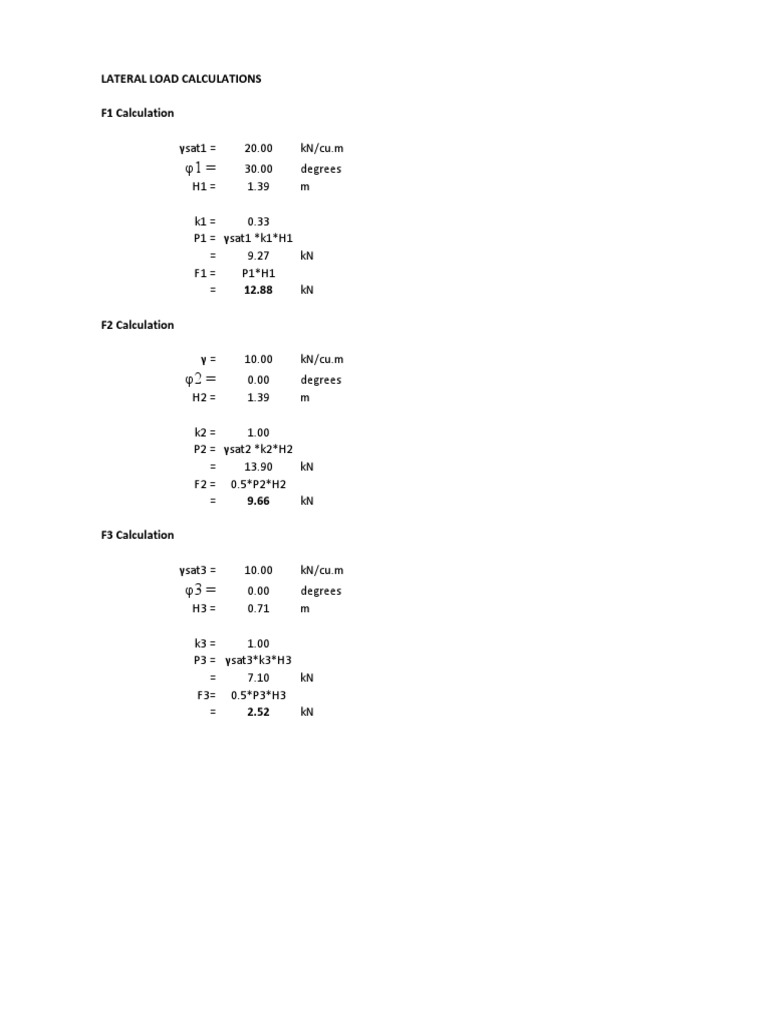 Swimming Pool Structural Calcs | PDF | Pascal (Unit) | Building Materials