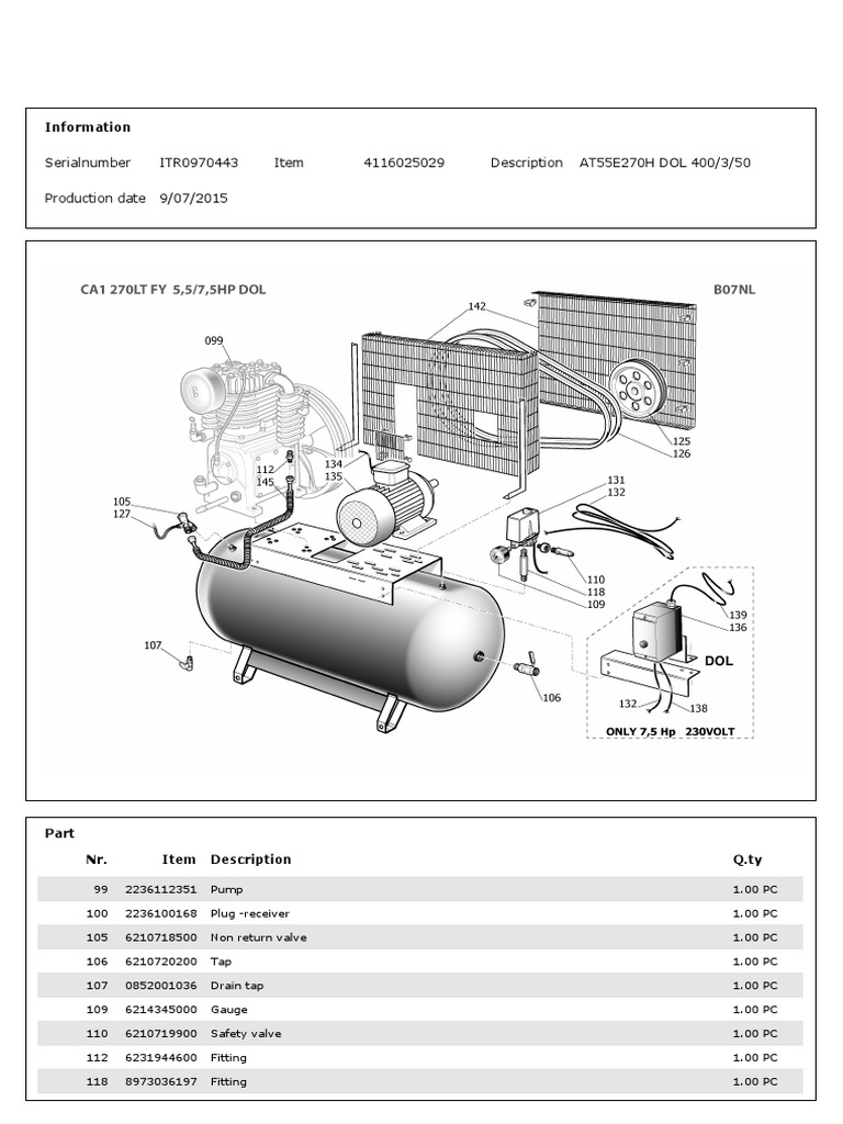 AT75 Part Book | PDF | Piston | Valve