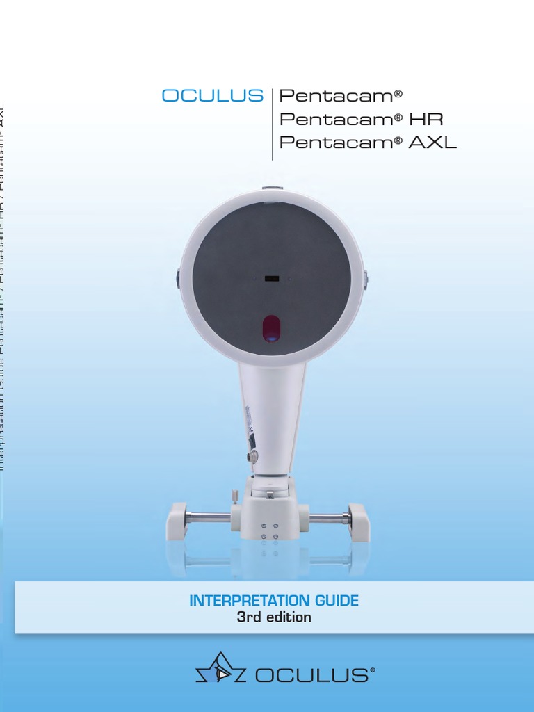 Pentacam Guideline 3rd 0218 K | PDF | Cornea | Ophthalmology