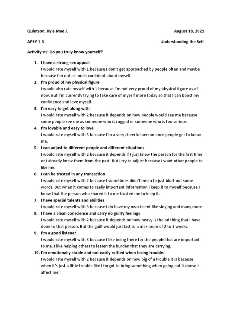 UTS Activity 1 | PDF