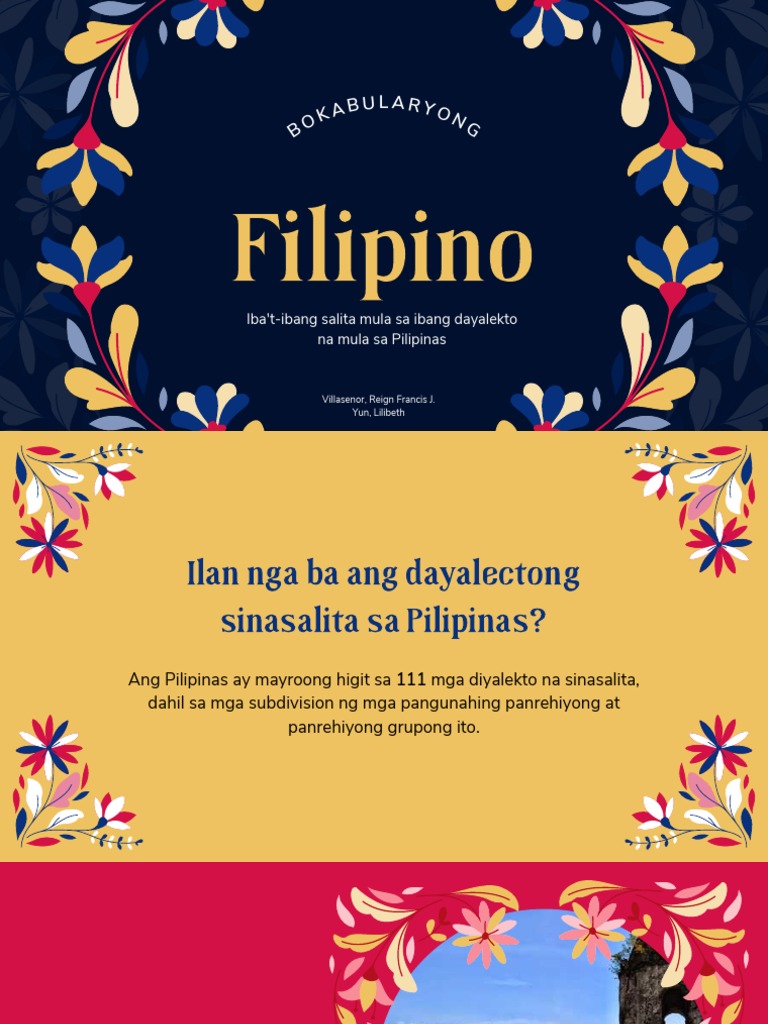 Filipino Vocabulary Words | PDF