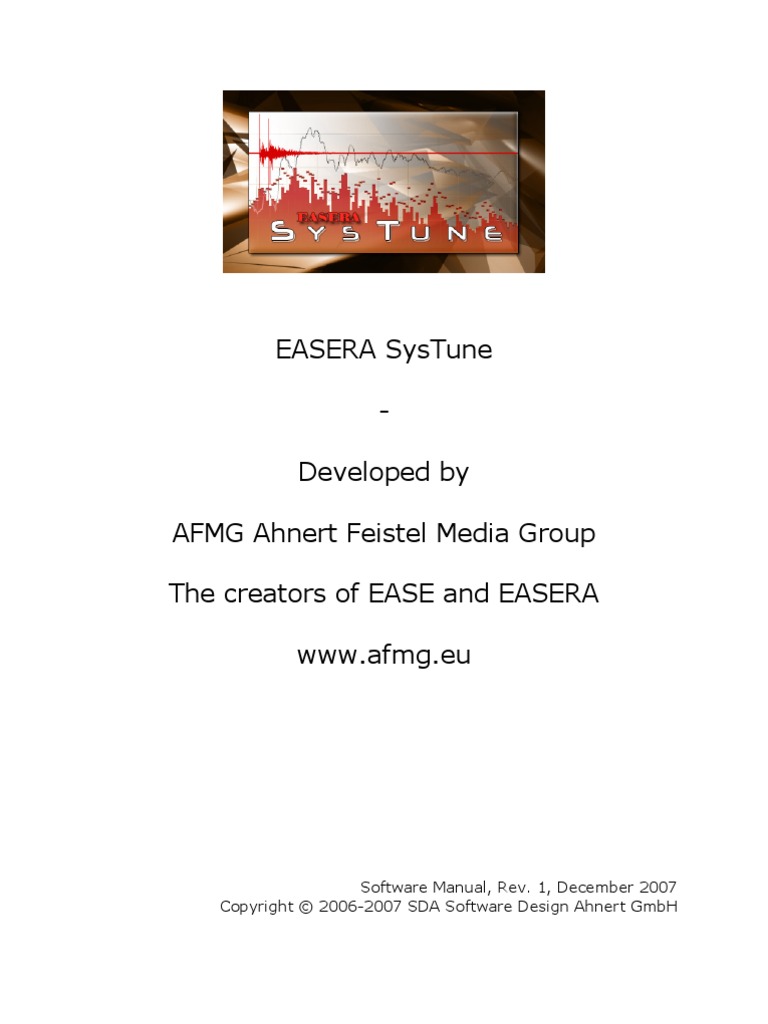 EASERA SysTune Manual | PDF | Icon (Computing) | Computer File