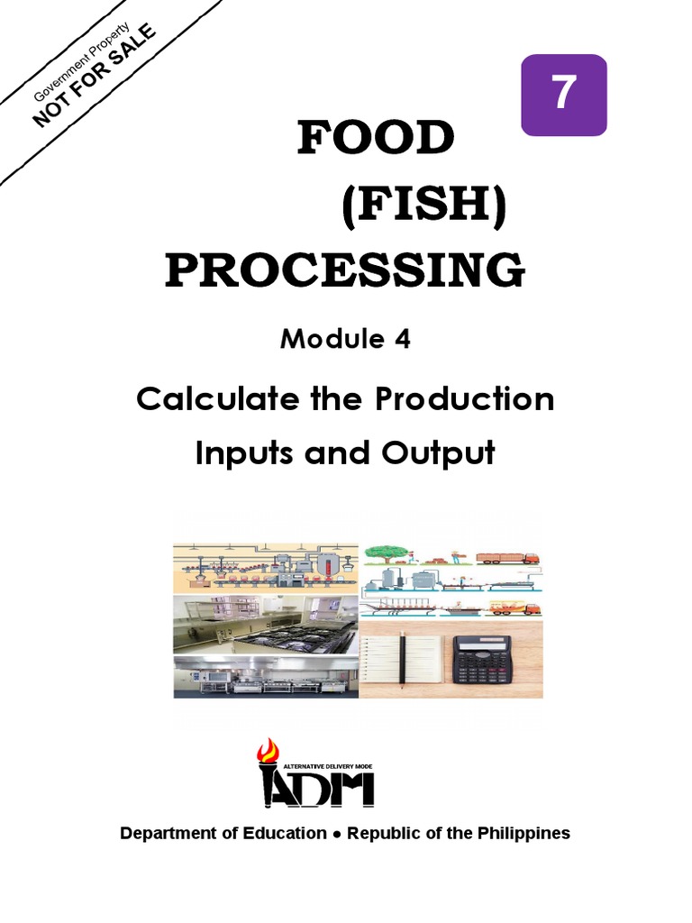 Food Processing TLE 7 - AFA-FP - M4 - v3 | Download Free PDF | Cost Of ...