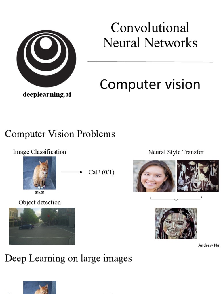 Convolutional Neural Networks: Computer Vision | PDF