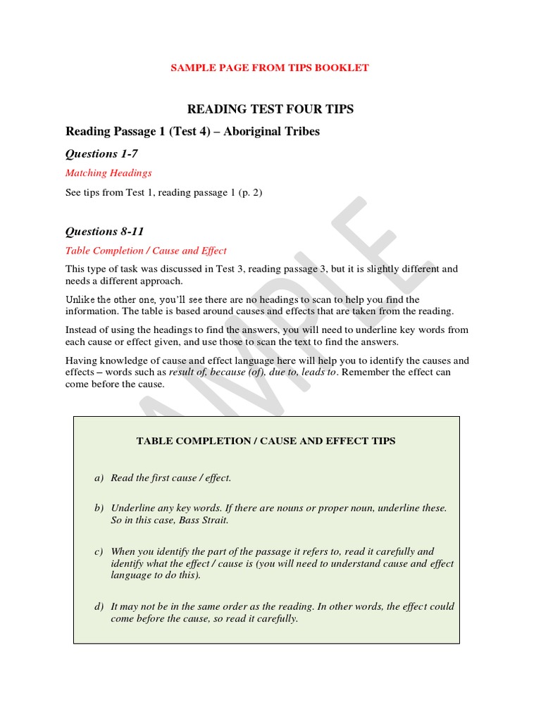 Sample Page Tips Booklet | PDF | Foreign Language Studies | Self ...