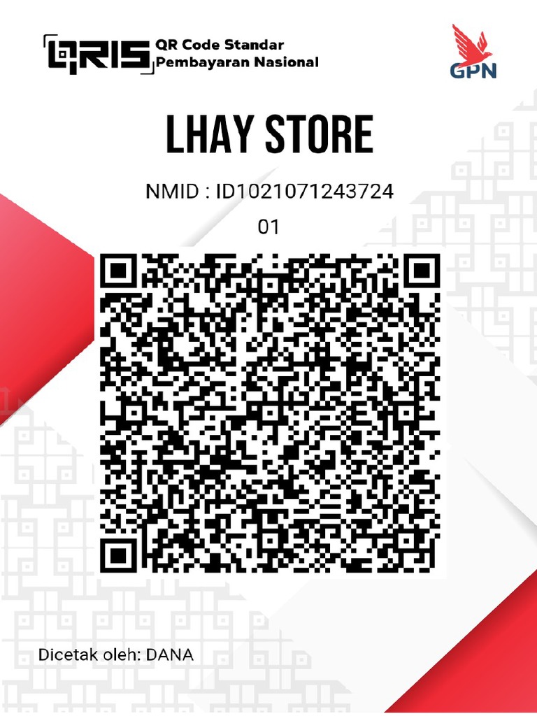 Contoh Kode QR Dana Untuk Pembayaran | PDF