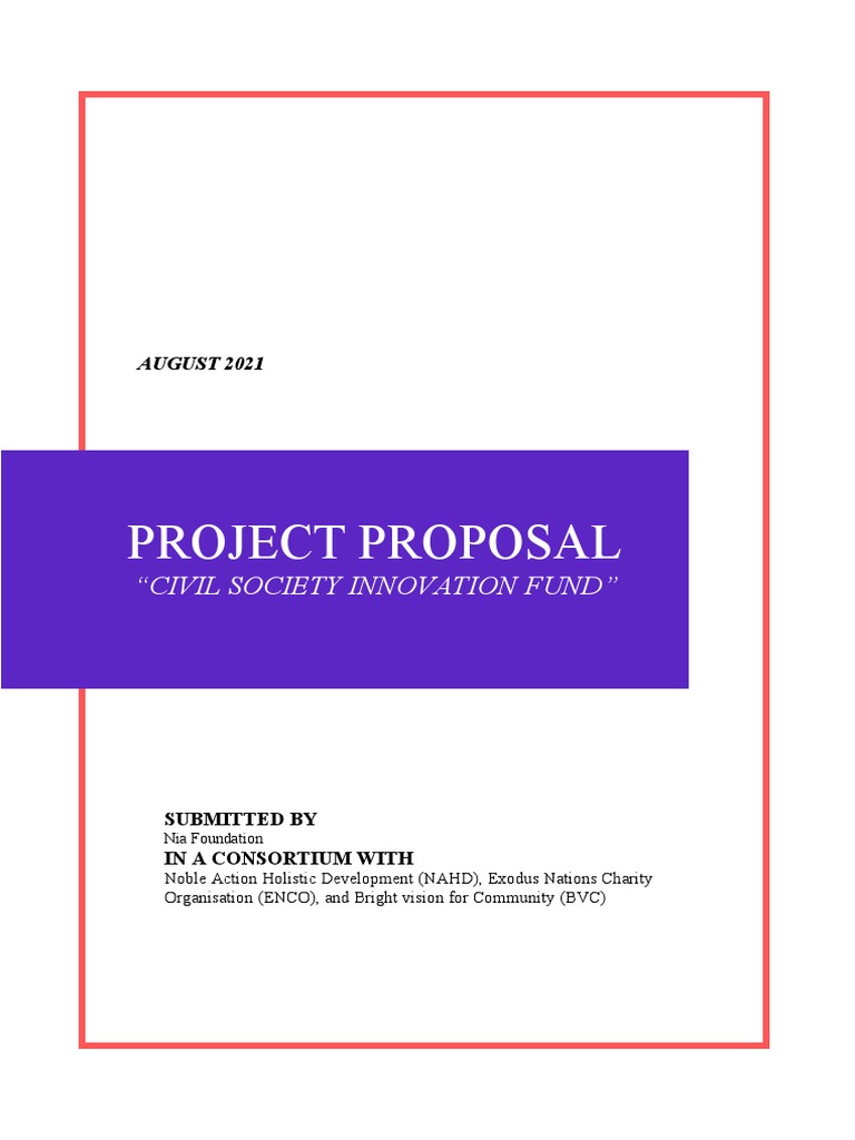 NIA Foundation PLI Proposal Template (Repaired) | Descargar gratis PDF | Leadership | Gender Studies