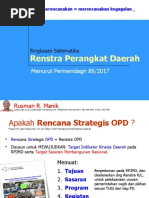 Petunjuk Teknis Penyusunan Renja Daerah | PDF
