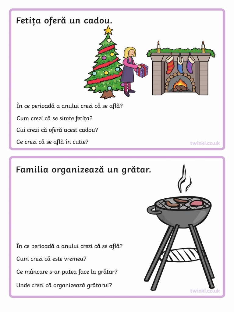 Deductie Cartonase Ilustrate Cu Intrebari | PDF