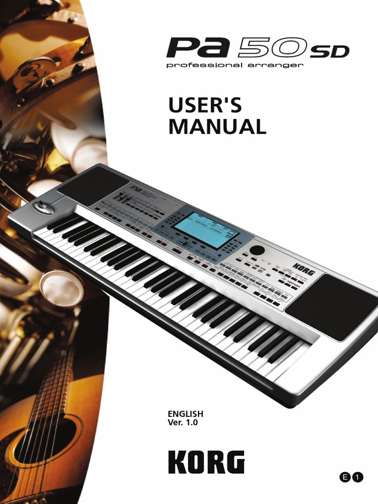 Korg Pa50 Users Manual 468805 (001 062) | PDF | Electromagnetic ...