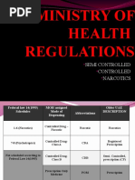 Prescription Regulation Summary Chart (Summary of Laws) | PDF ...