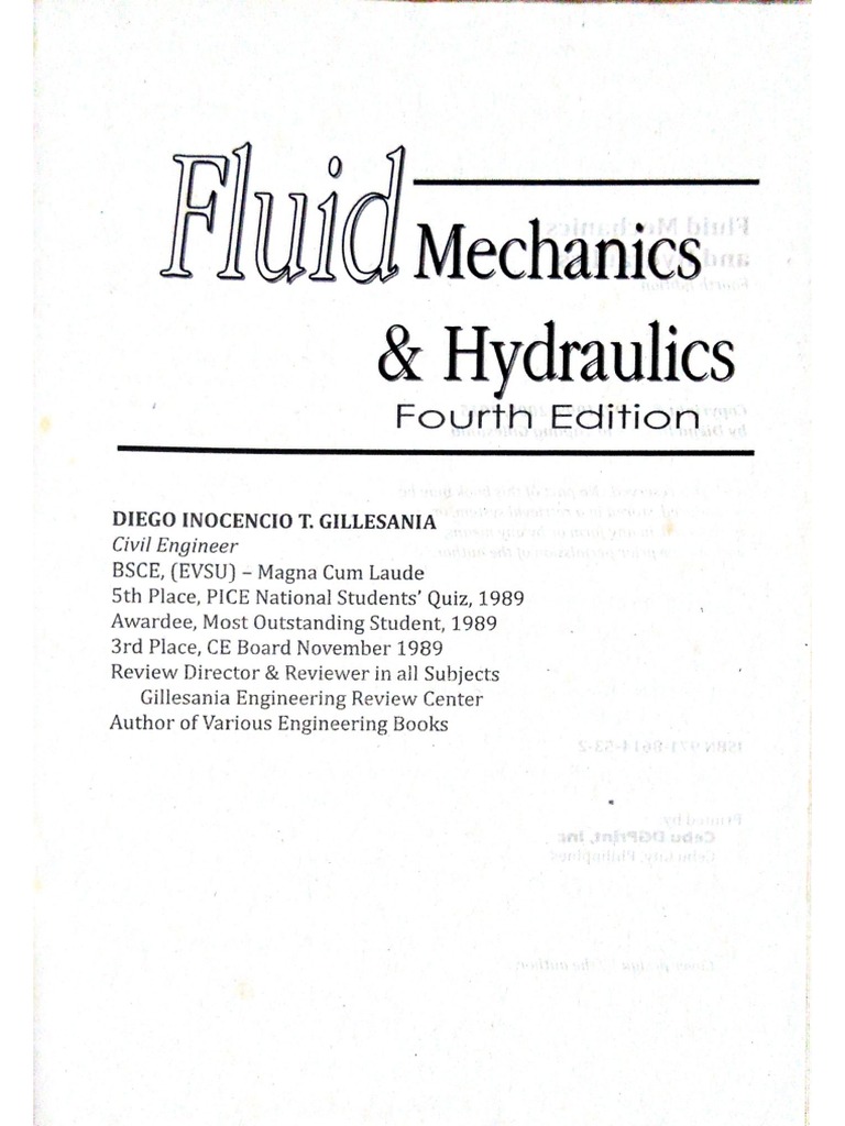 Fluid Mechanics - Chapter 3 | PDF