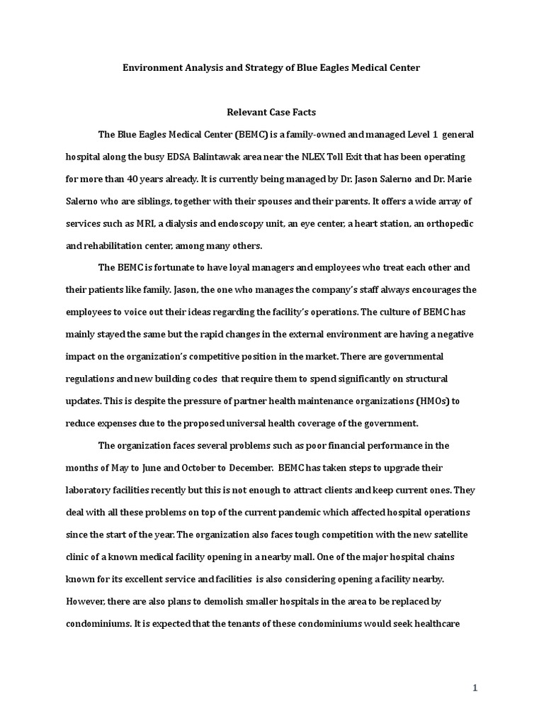 Environment Analysis and Strategy | PDF | Strategic Management | Swot ...