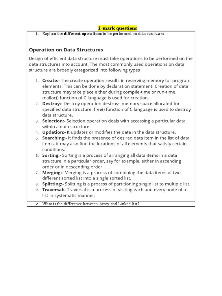 Dsa Answers | Download Free PDF | Queue (Abstract Data Type) | Array Data Structure