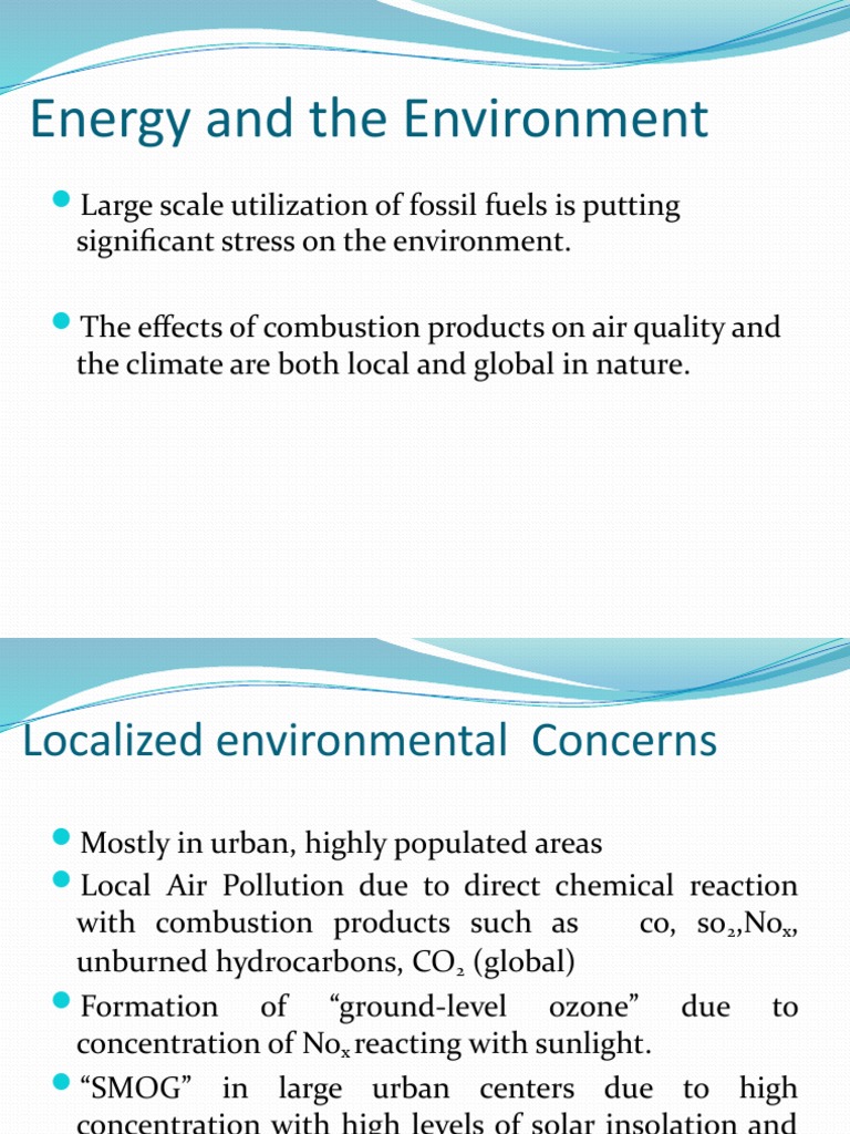 Impact of Fossil Fuels on Environment | PDF | N Ox | Carbon Capture And ...