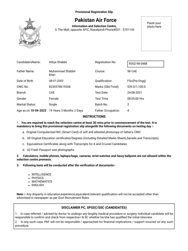 Pakistan Air Force | PDF