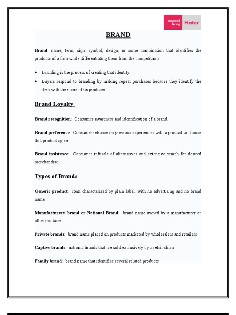 Brand Management | PDF