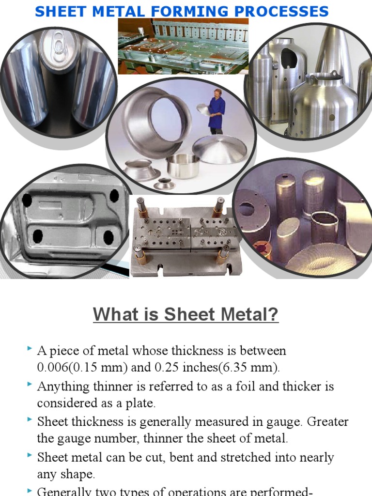 Sheet Metal Forming Techniques Overview | PDF | Sheet Metal | Metalworking