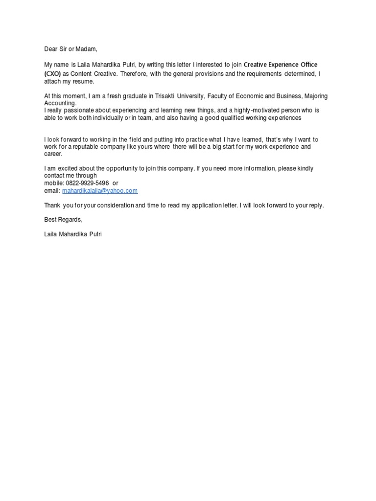 Dear Sir or Madam | PDF