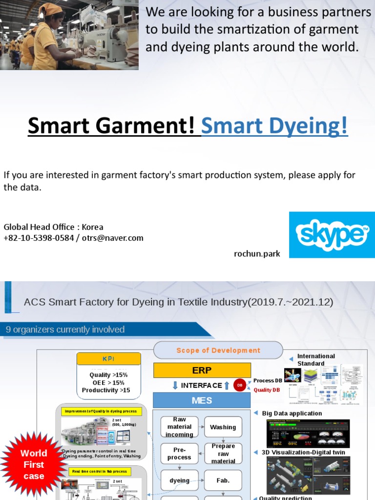 Smart Garment and Smart Dyeing | PDF | Dyeing | Computing