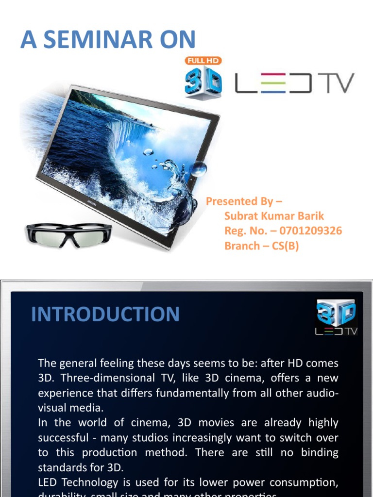 A Seminar On: Presented by - Subrat Kumar Barik Reg. No. - 0701209326 ...