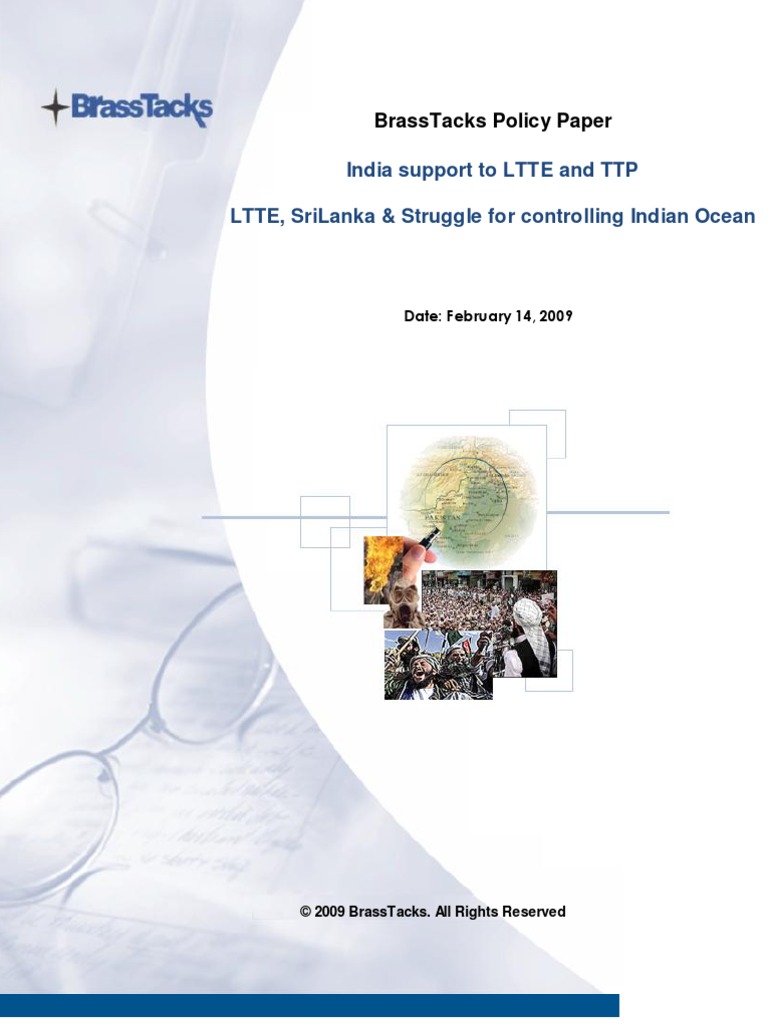 India Support To LTTE and TTP LTTE | PDF | Sri Lanka | Indian Ocean