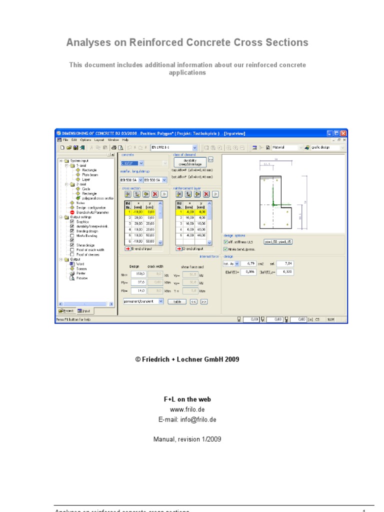 Analyses On Reinforced Concrete Cross Sections | PDF | Bending ...