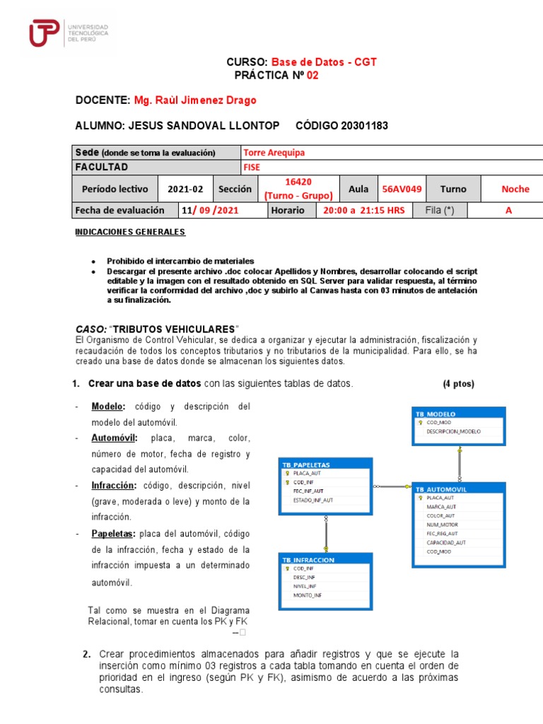 PC2 Resuelto | PDF | Bases de datos | Gestión de datos
