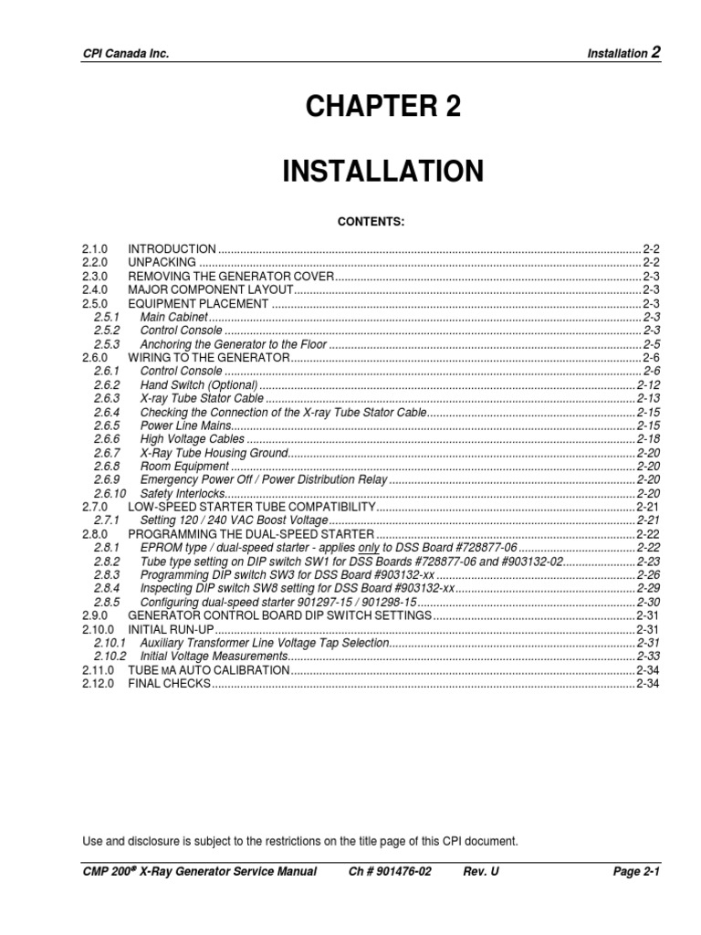 Installation: CPI Canada Inc. Installation | PDF | Electrical Connector ...